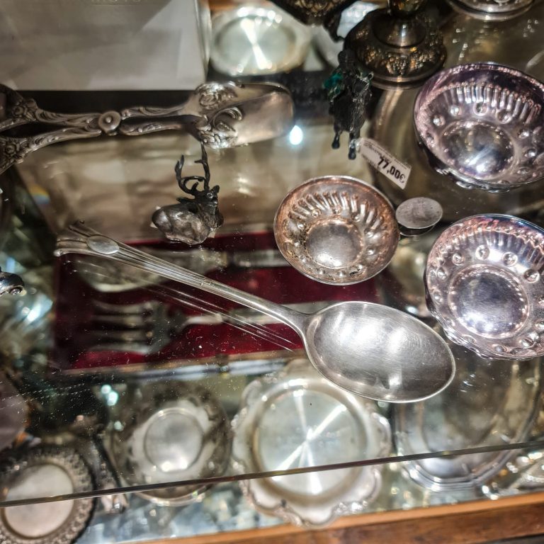 Colher Sopa Inglesa Mappin & Webb A1 – Prateado Alpha Plate, Estilo Art Déco (18 cm / 53 g ...